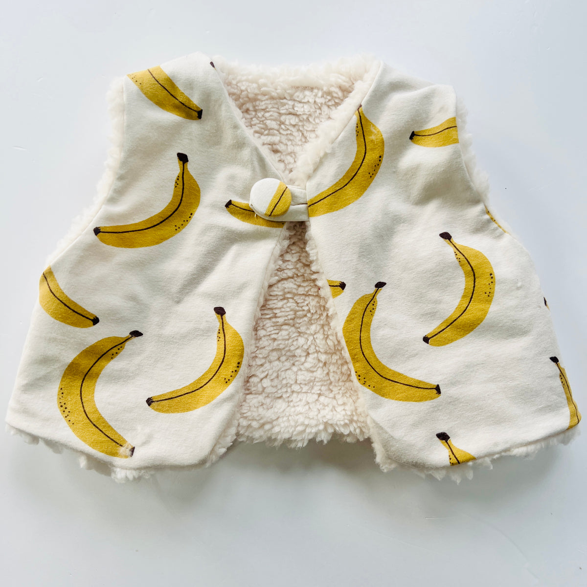 Fully Reversible fleecy gilet lined with your choice of print. – Eddie ...
