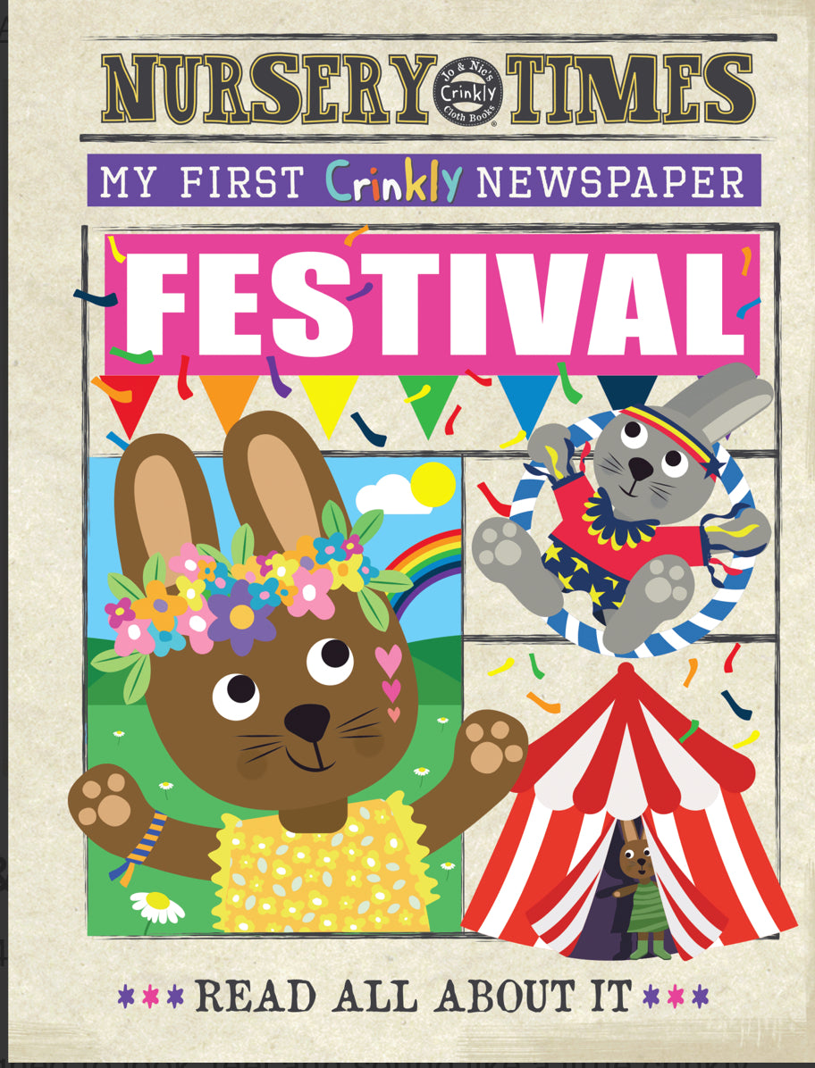 Crinkly newspapers – Eddie & Bee